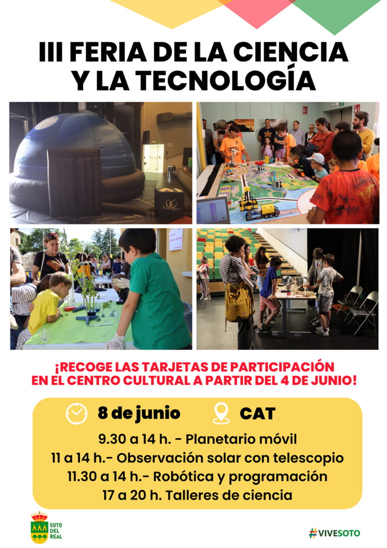 III Feria de la Ciencia y la Tecnología de Soto del Real | Senda Norte
