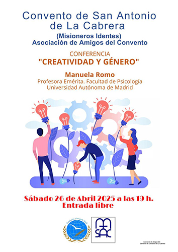 CONFERENCIA «CREATIVIDAD Y GÉNERO” Manuela Romo en el Convento de San ...